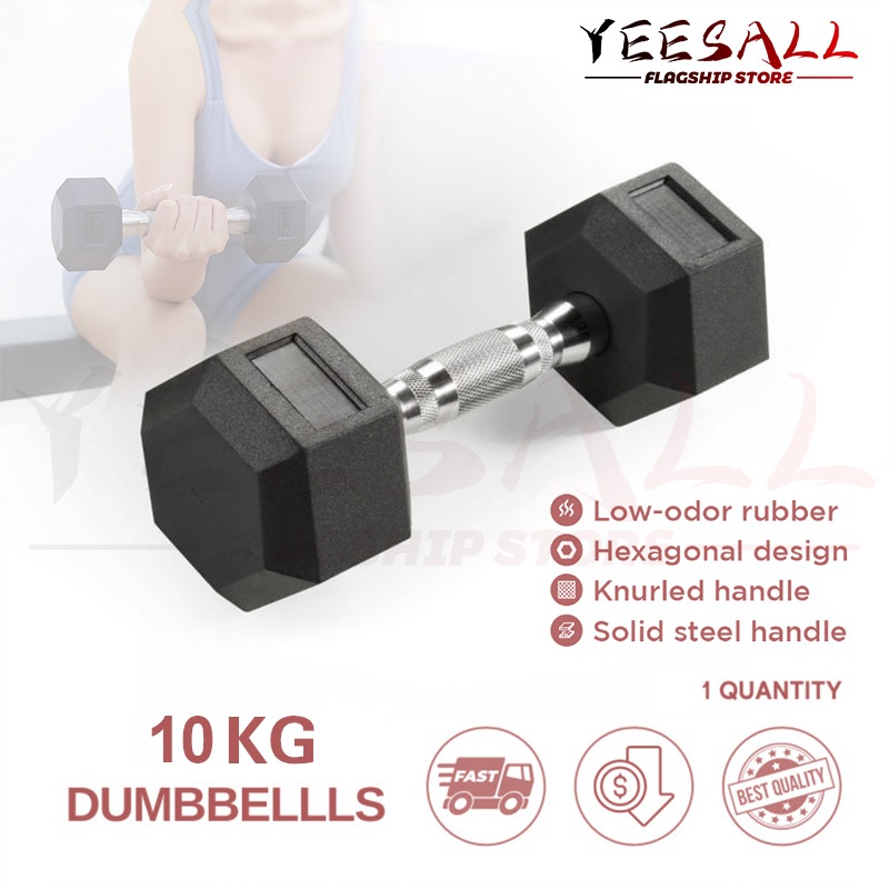 Jual Sport Dumbbell Set 10 Kg Alat Olahraga Beban Angkat Besi | Shopee ...