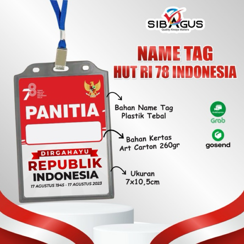 Jual ID card panitia bahan 260gsm | Shopee Indonesia