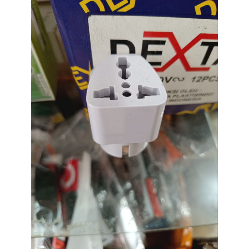 Jual adapter dua colokan ubah ke tiga colokan | Shopee Indonesia