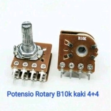 Jual potensio rotary 8 pin B10K | Shopee Indonesia