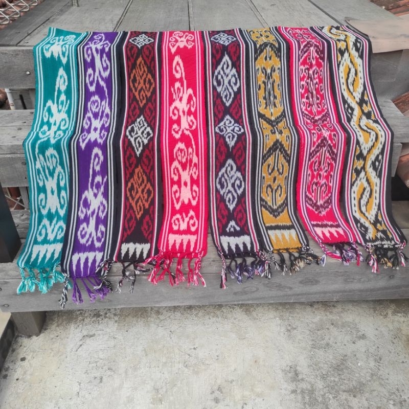 Jual Beli 10 Gratis 1 - Syal Tenun Etnik Scraf Tenun Ethnic Motif ...