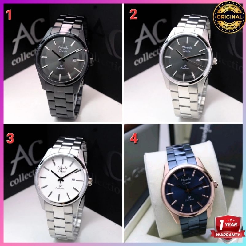 Jual ORIGINAL GARANSI RESMI 1 TAHUN JAM TANGAN PRIA ALEXANDRE CHRISTIE ...