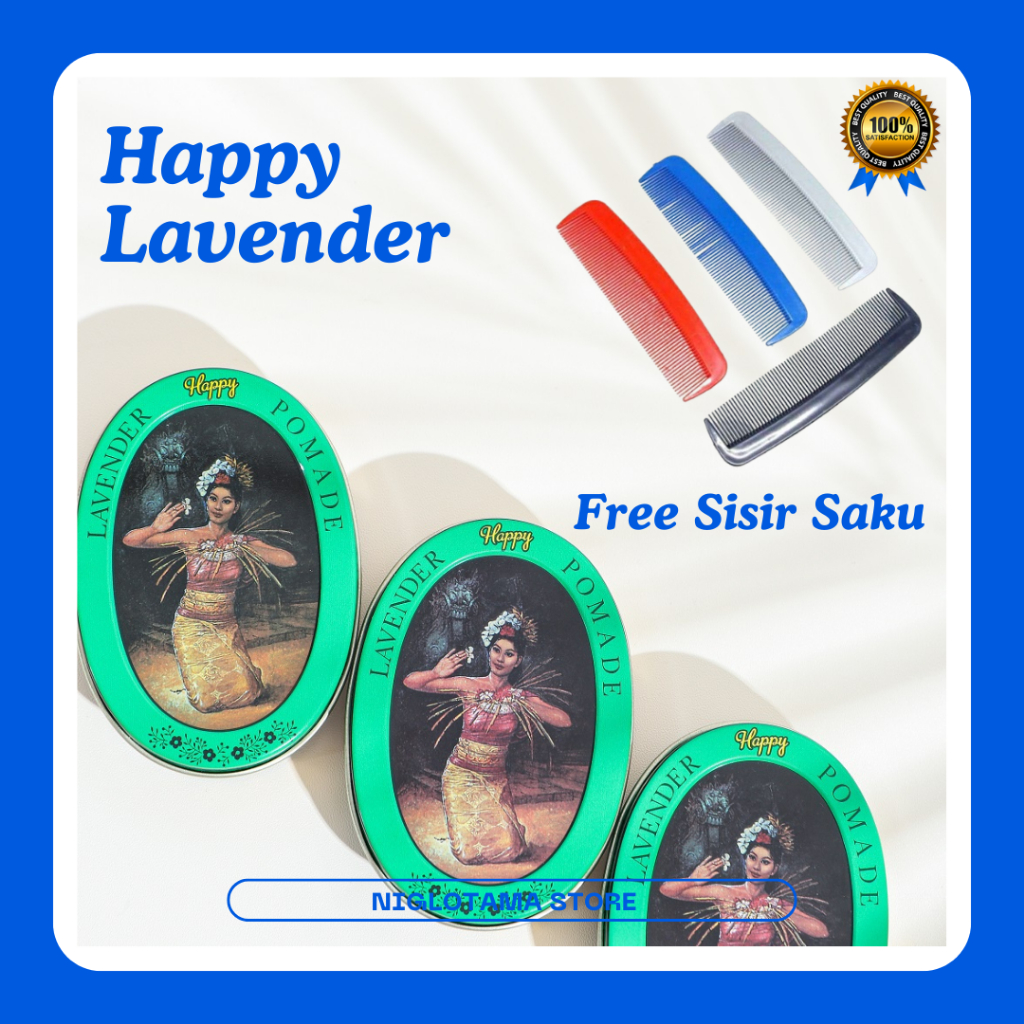 Jual FREE SISIR Happy Lavender Pomade Brilliantine - Setipe dengan Rita ...