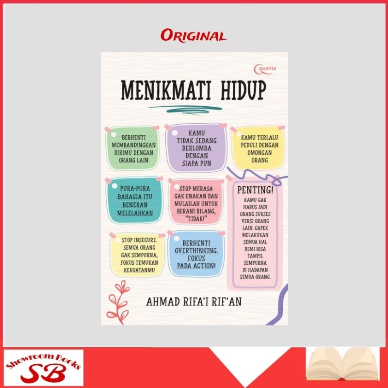 Jual Buku Menikmati Hidup - Ahmad Rifai Rifan | Shopee Indonesia