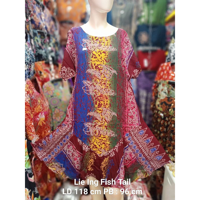 Jual Daster Lie Ing Tulip Fish Tail (Klok) LD 118 cm | Shopee Indonesia