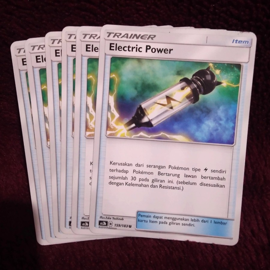 Jual Electric Power - Pokemon TCG Indonesia | Shopee Indonesia
