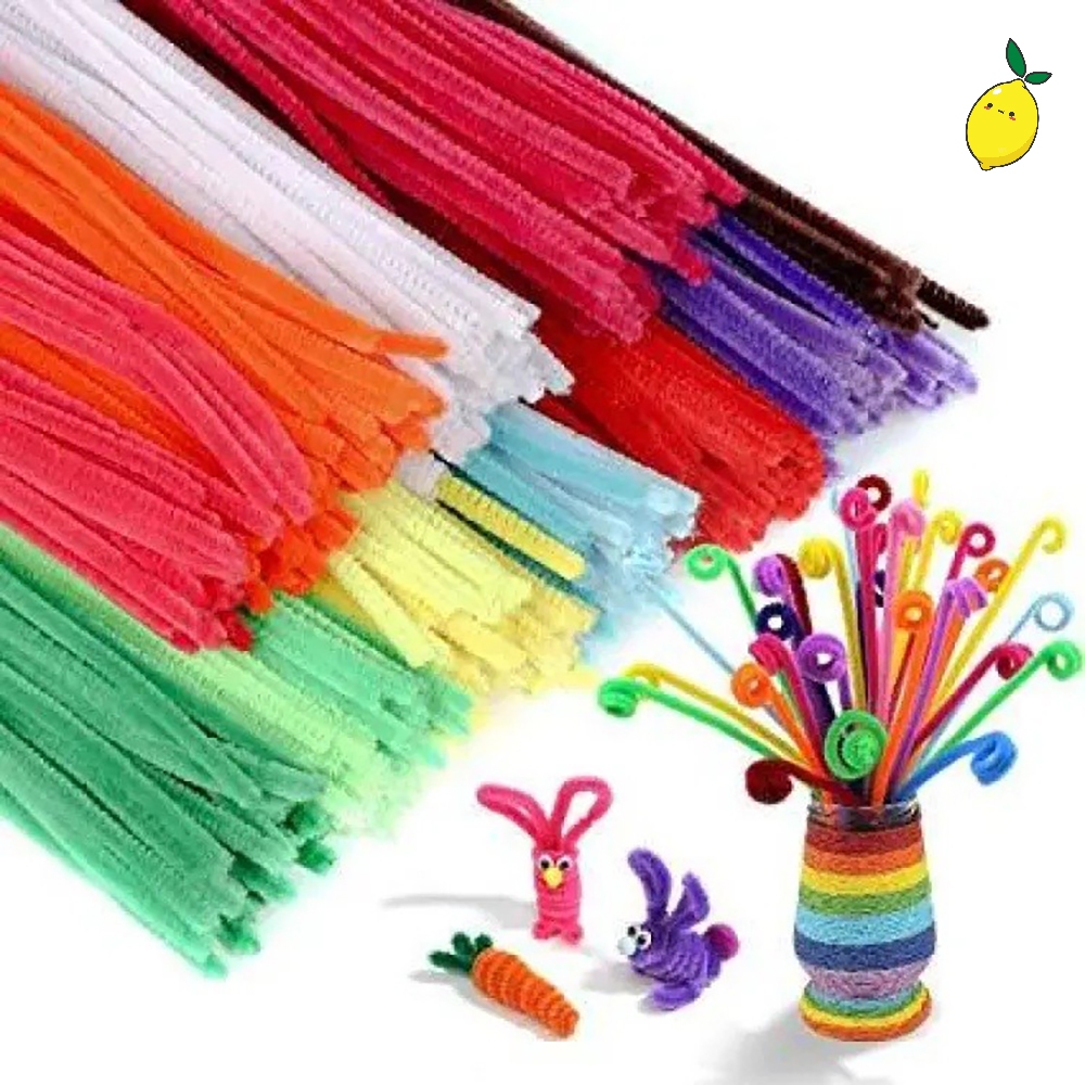 Jual Kawat Bulu Bludru / Pipe Cleaner / Bulu Mercy 30cm (+ -100pcs ...