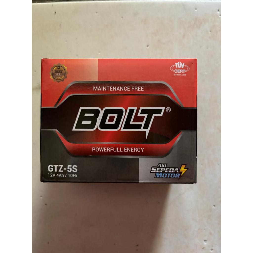 Jual Aki accu BOLT full kering gtz5s mtz5s murah kharisma beat revo ...