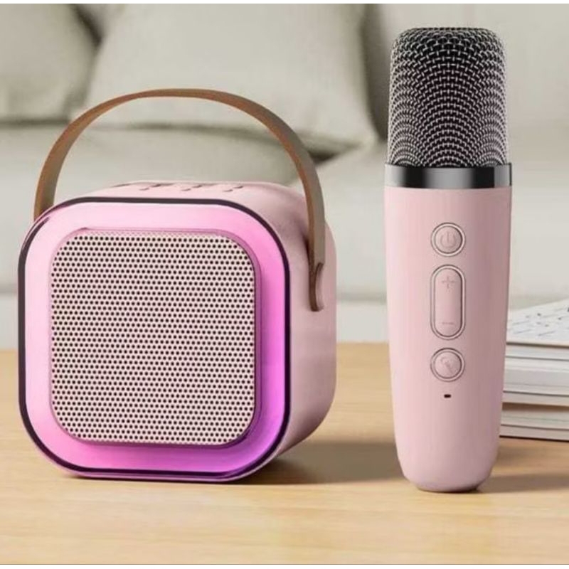 Jual Speaker Mini Karaoke Set Bluetooth | Shopee Indonesia
