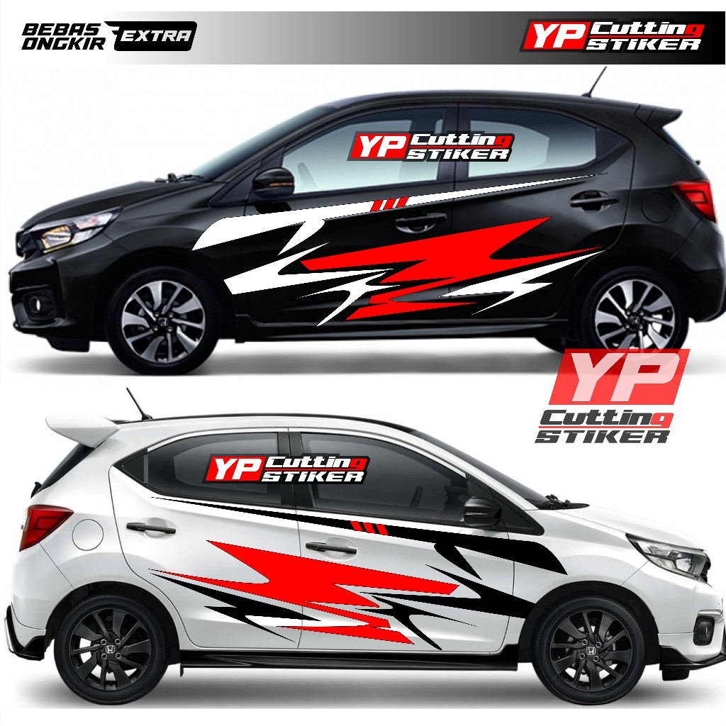 Jual Stiker mobil honda brio sticker list body samping mobil brio ...