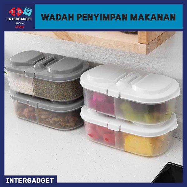 Jual Wadah Tempat Makanan Plastik Food Storage Container Flip Top Lid ...