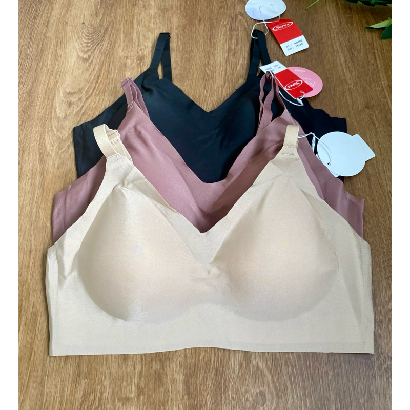 Jual SOREX SEAMLESS BRA TANPA KAWAT BUSA TIPIS SEDANG SIZE 36B 38B 40B 42B | Shopee Indonesia