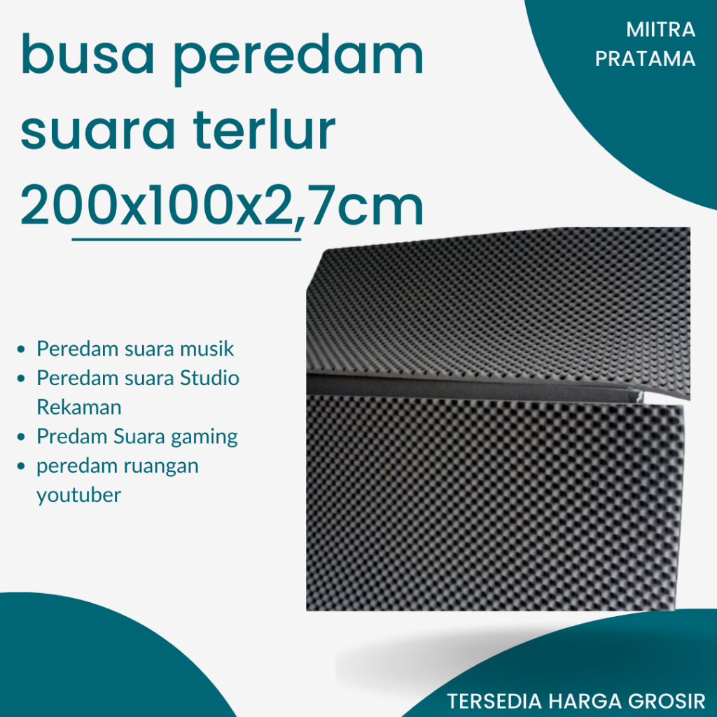Jual Busa Peredam Suara Telur Profil/ Peredam Suara Musik / Peredam ...