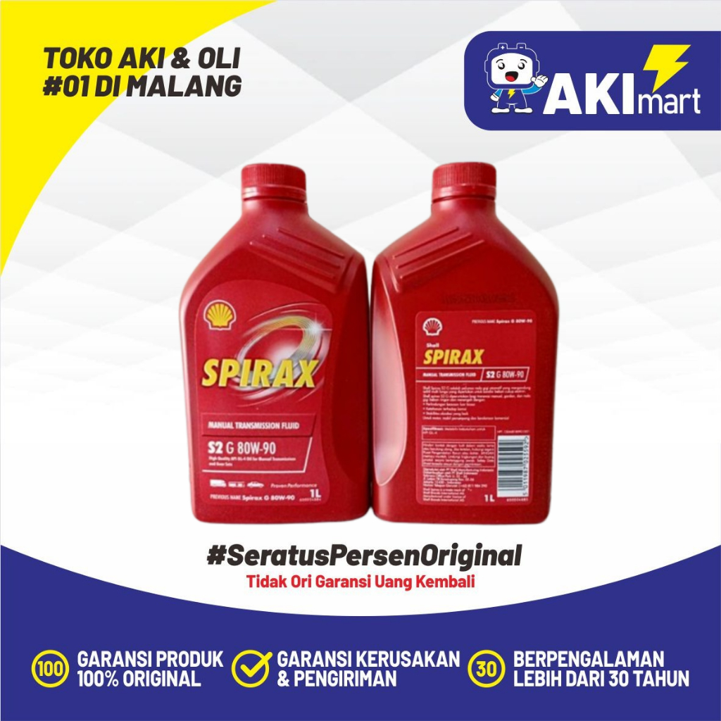 Jual Oli Gardan Shell Spirax S2 G 80W90 1 liter Oli Gardan | Shopee ...