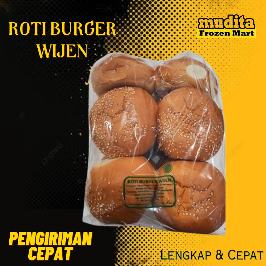 Jual Roti Burger/Roti Wijen Isi 10 Pcs | Shopee Indonesia