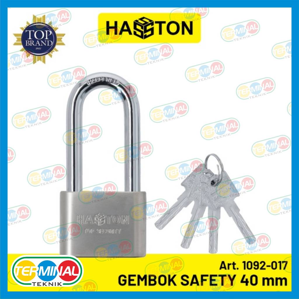 Jual Brand : Hasston Code : 1092-018 Size : 50 mm Diameter : 13mm Type : Leher Panjang Gembok ...