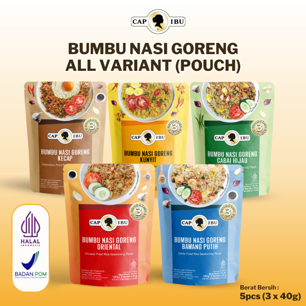 Jual CAP IBU Paket Bumbu Nasi Goreng Sachet Pouch Sachet All Variants ...