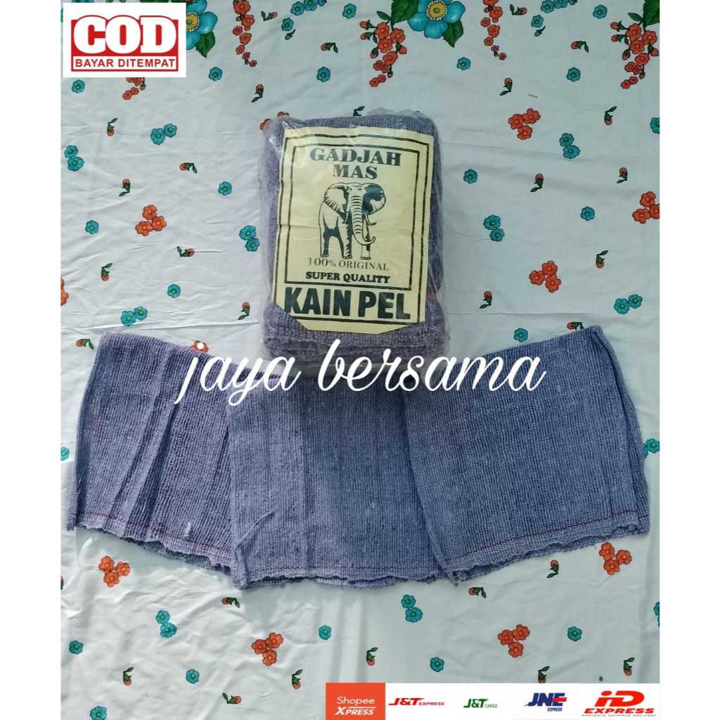Jual kain lap pel jumbo 35x50 perkodi isi 20 PCS (perkodi) | Shopee ...