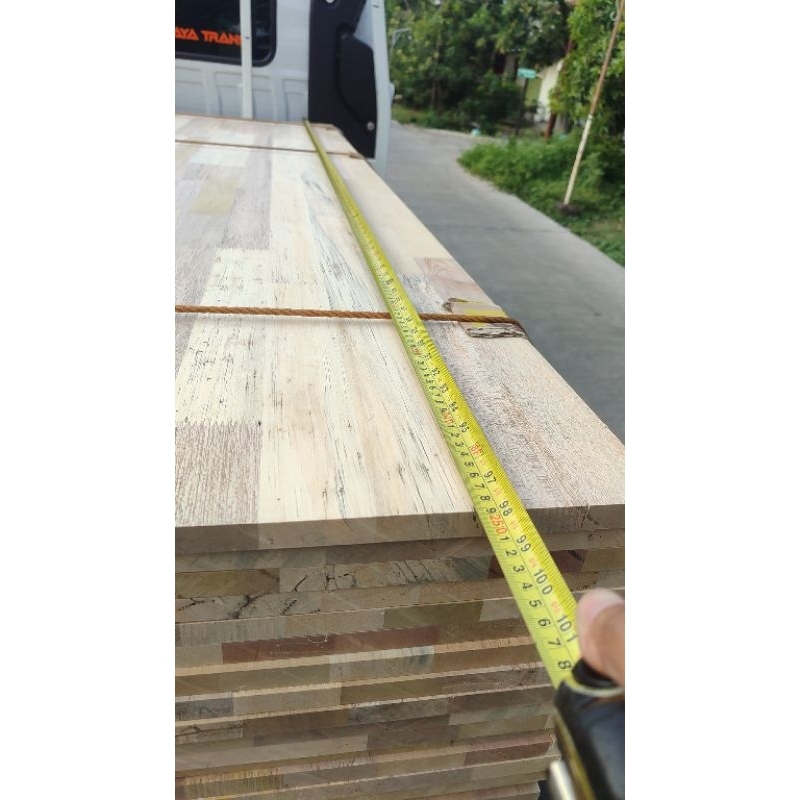 Jual TOP TABLE PAPAN FJL KAYU MERANTI 18mm x 122 x 244 cm | Shopee ...