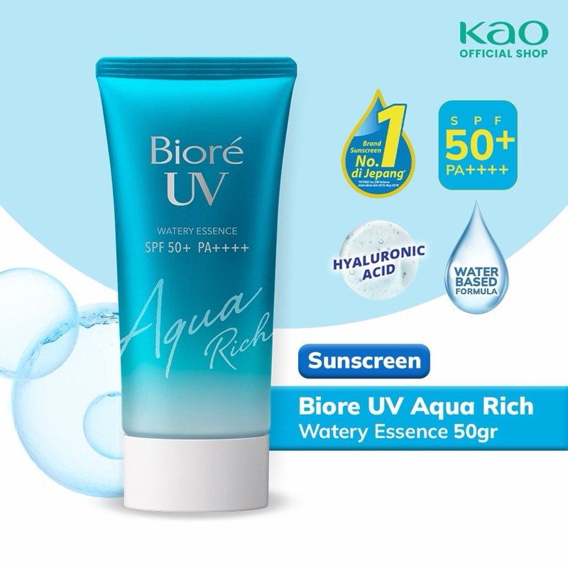 Jual sunscreen biore aqua rich (new) | Shopee Indonesia