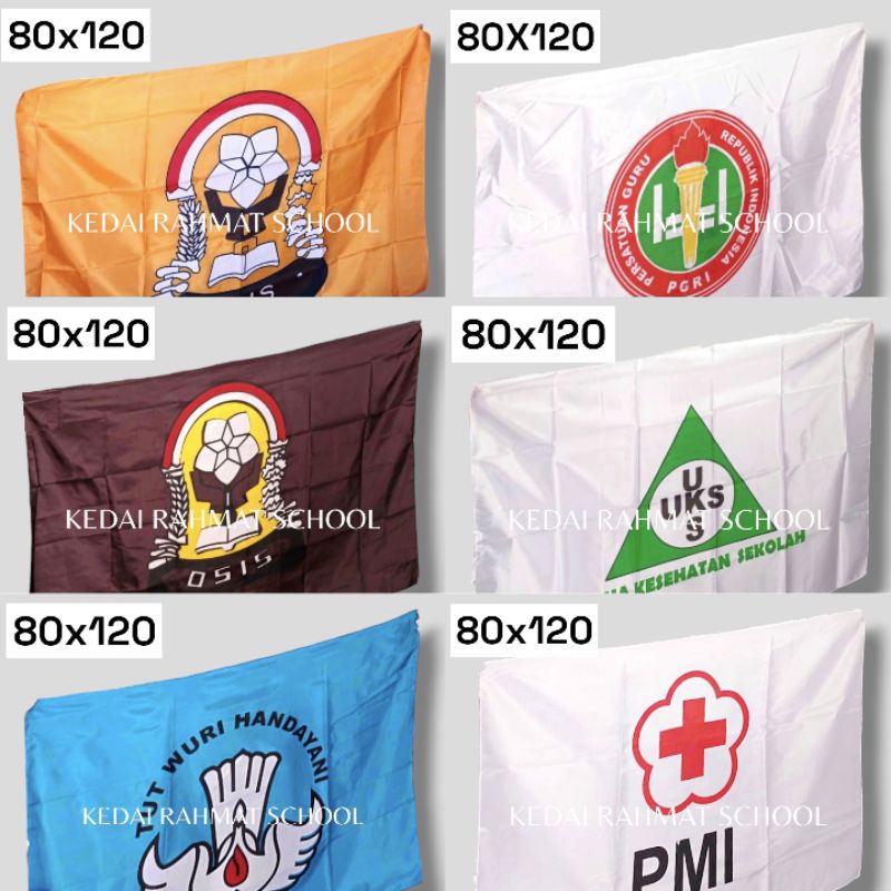 Jual Bendera Sekolah Osis Tut Wuri Handayani SMP SMA UKS PGRI PMI ...