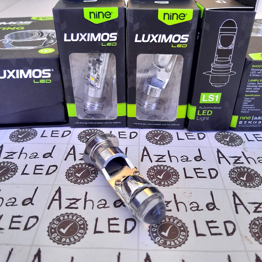 Jual Lampu LED H6 Mini BiLED LS1 9nine Luximos 12+12 Watt ACDC Motor Bebek Metik Mini Projie 2 ...