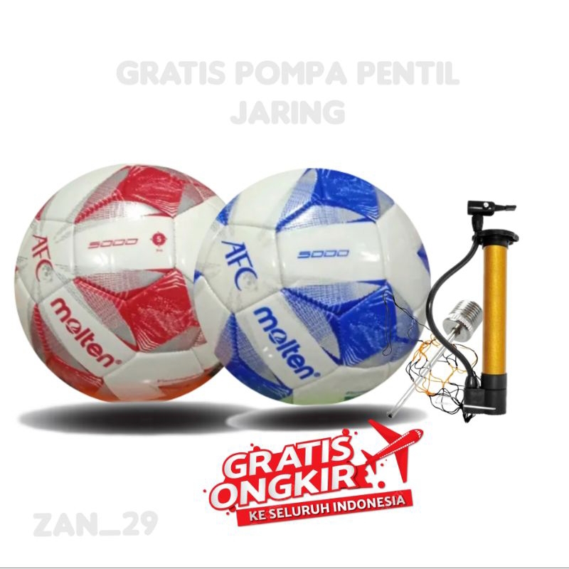 Jual bola sepak afc molten size5 jahit mesin | Shopee Indonesia