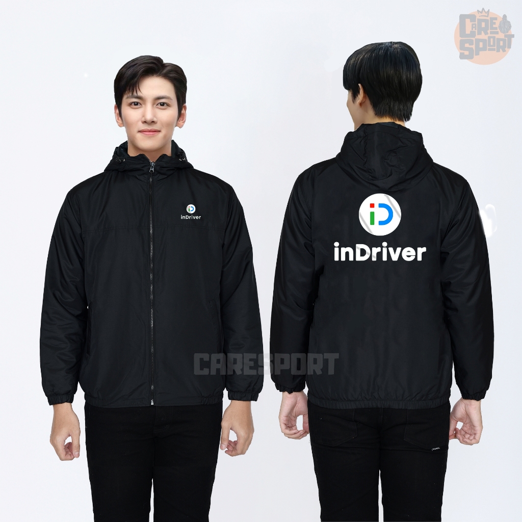 Jual JAKET PRIA INDRIVER CUSTOM KURIR DRIVER PARASUT SEMI WF 3 LAPIS ...