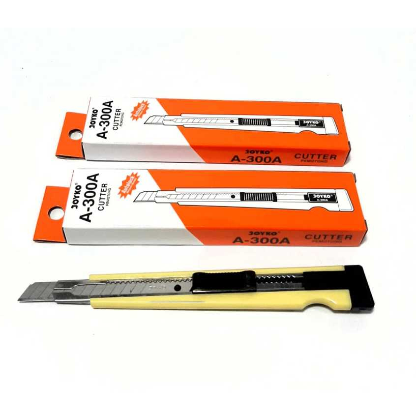 Jual Pisau Cutter Joyko Sedang A-300A original | Shopee Indonesia