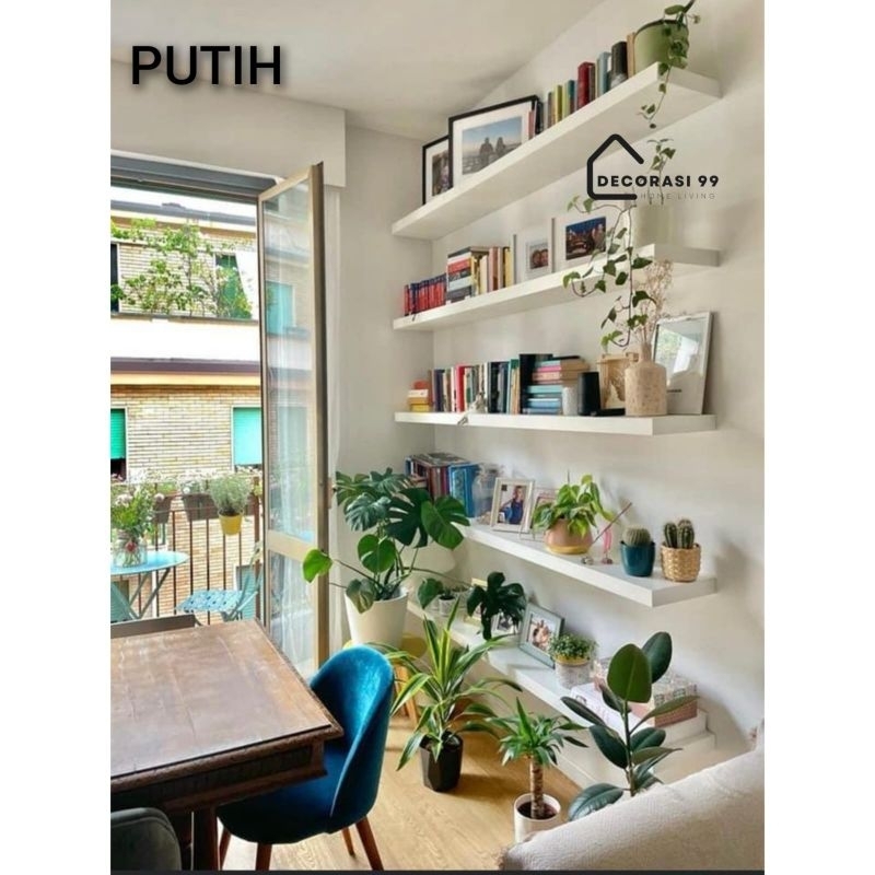 Jual Ambalan dinding Panjang variasi 120,150,180,200 cm, Lebar 15 cm ...