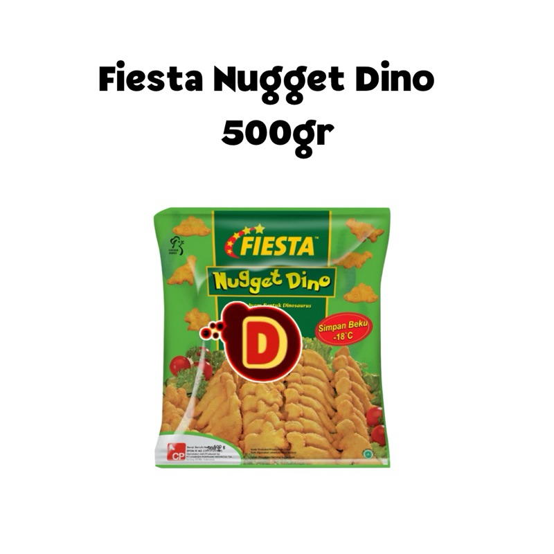 Jual Nugget Fiesta nugget dino 500gr | naget | nuget | naget dino | ayam goreng | Shopee Indonesia