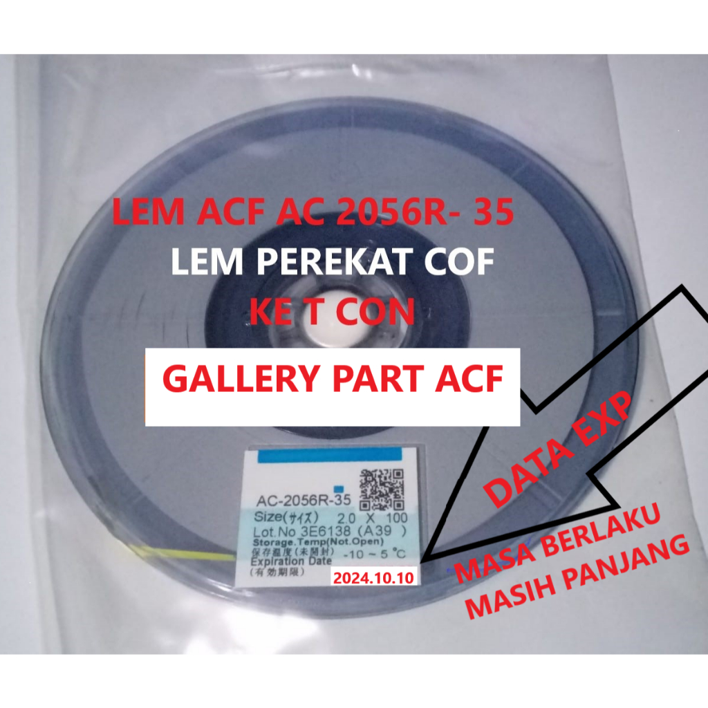 Jual Lem ACF AC 2056R Dan AC 7206U Lem LCD COF Flexibel Ke LCD Sesuai Varian LEM ACF COF PANEL ...
