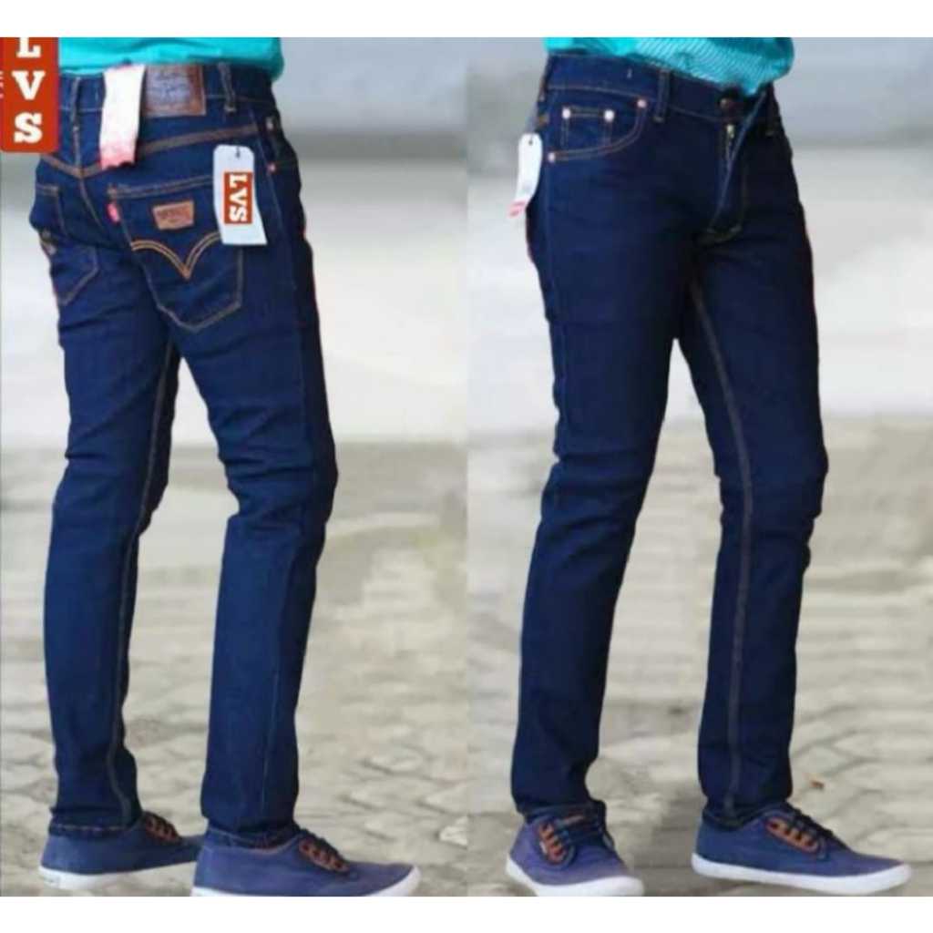 Jual Celana Jeans Panjang Pria Dewasa Laki2 Cowok Cowo Skinny Slimfit Slimpit Slim Pit Stretch ...