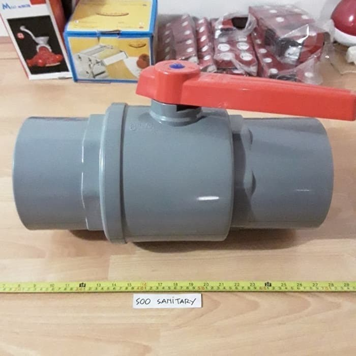 Jual STOP KRAN 6" INCH PVC BALL VALVE PVC 6" INCH AW DIM KDJ KING DA ...