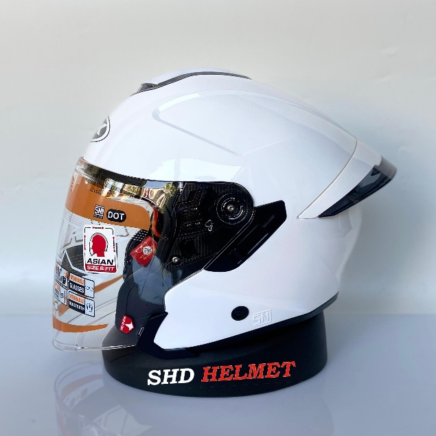 Jual Helm INK Terra 2 Solid White Putih Polos Double Visor Sport ...