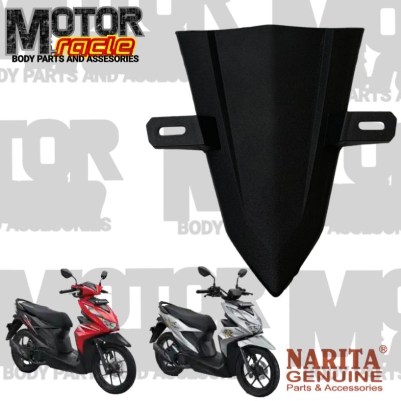 Jual Cover tameng kecil dudukan plat nomor beat led beat deluxe beat ...