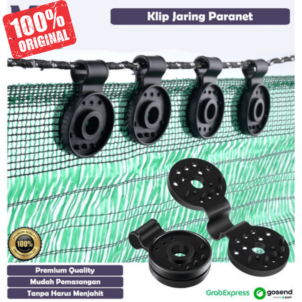 Jual KLIP PENJEPIT PARANET CLIP WARING NET JEPITAN JARING Sunshade Clip ...
