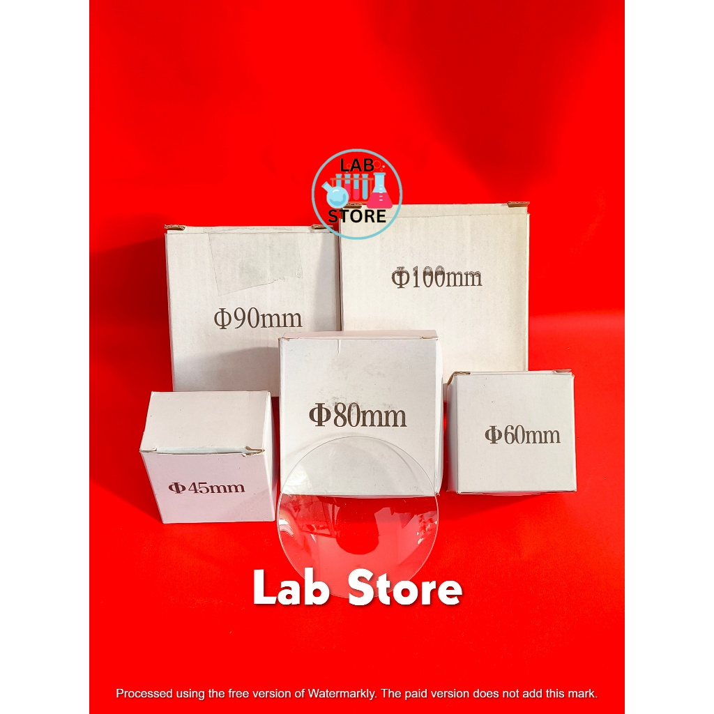 Jual Kaca Arloji Laboratorium / Watch Glass / Gelas Arloji / Cawan ...