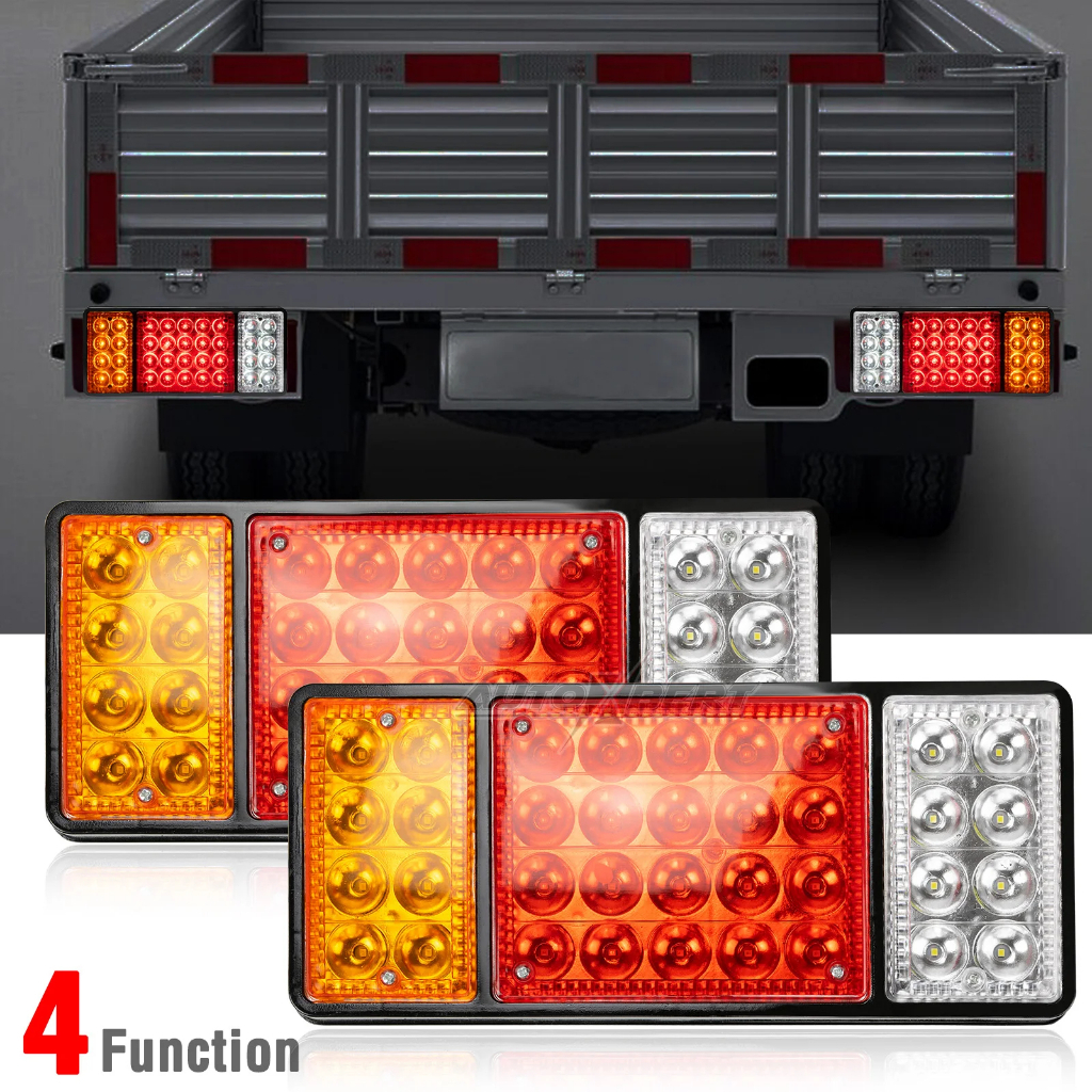 Jual 2PCS Lampu Rem Stop Lamp Truk Lampu Truck 12 & 24 Volt Untuk Truk ...