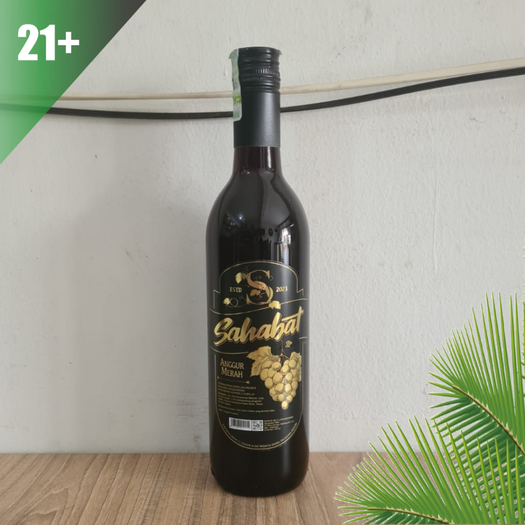 Jual Sahabat Wine Anggur Merah Sahabat 550 ml | Shopee Indonesia
