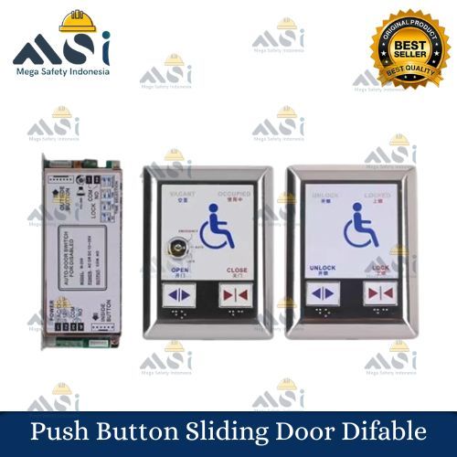 Jual Disability Button Automatic Sliding Door Opener M-209 / Tombol ...