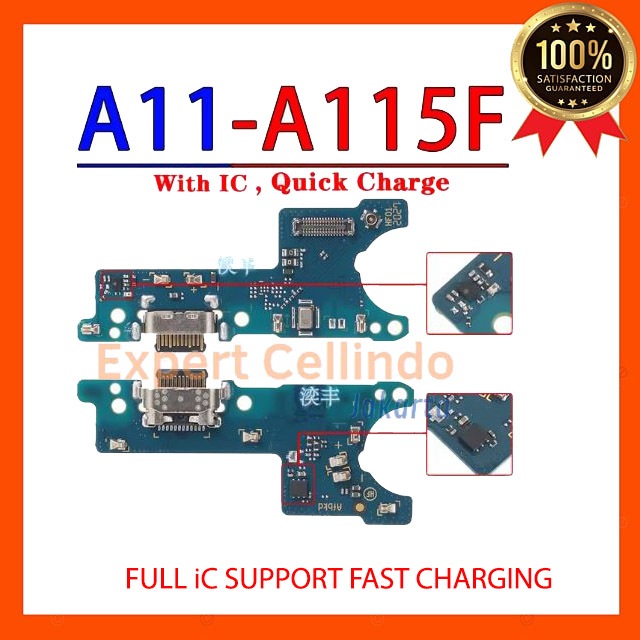 Jual SAMSUNG A11 A115F Original With Full IC Flexible Konektor Charger ...