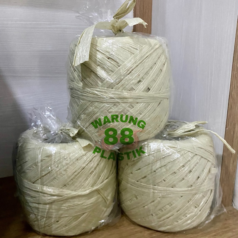 Jual TALI RAFIA PUTIH 700GR | TALI RAFIA WARNA PUTIH | TALI RAPIAH ...