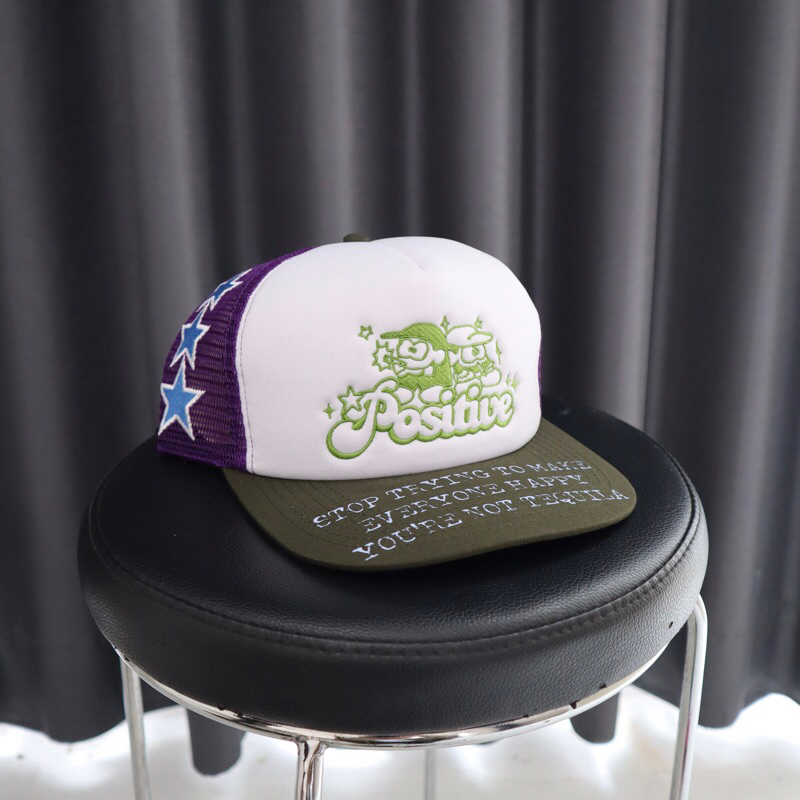 Jual Y2K Trucker hat / topi jaring / trucker hat By POSITIVE OFFICIAL ...