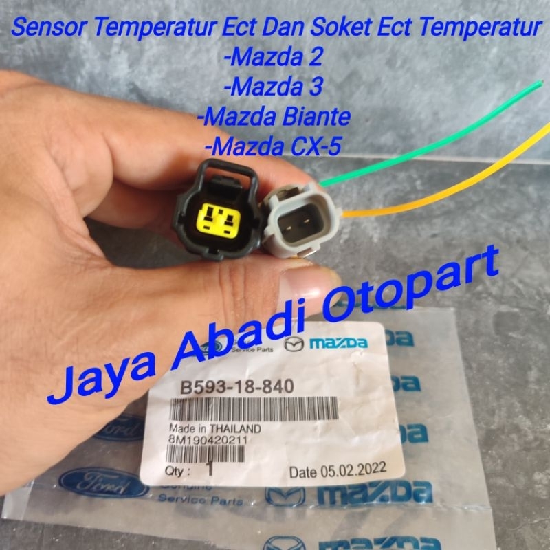 Jual Sensor Ect Temperatur Dan Soket Ect Mazda Biante CX-5 BT50 1set ...