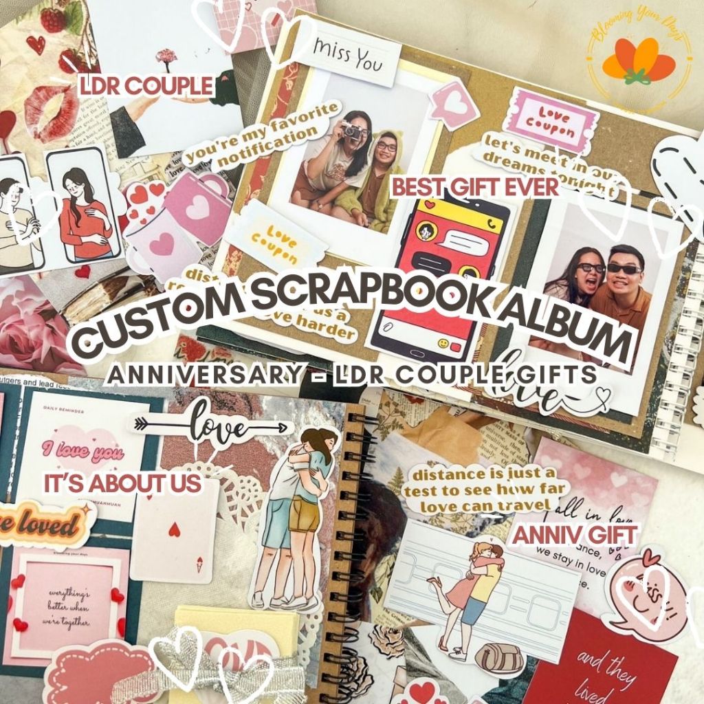 Jual Kado pacar Scrapbook Album anniversary LDR album foto anniversary ...