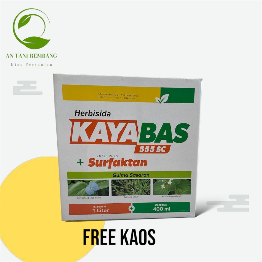 Jual HERBISIDA KAYABAS 555 SC 1L selektif pada tanaman jagung | Shopee ...
