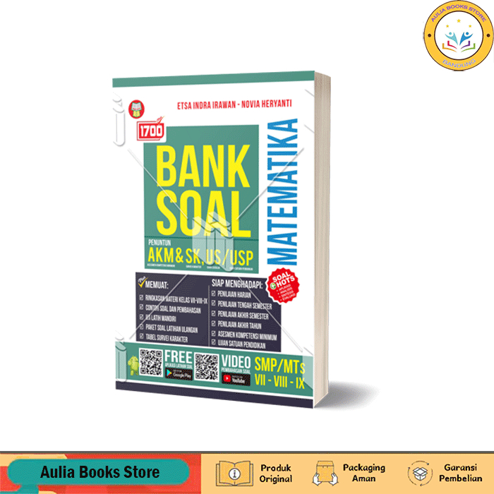 Jual Buku 1700 Plus Bank Soal Matematika SMP/MTs (AKM & SK US/USP) | Shopee Indonesia