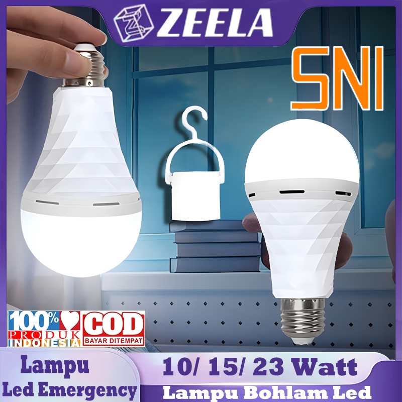 Jual Lampu Emergency LED Lamp Arashi Magi 10/15/23 Watt Led AC/DC Bohlam Lampu Listrik Mati ...