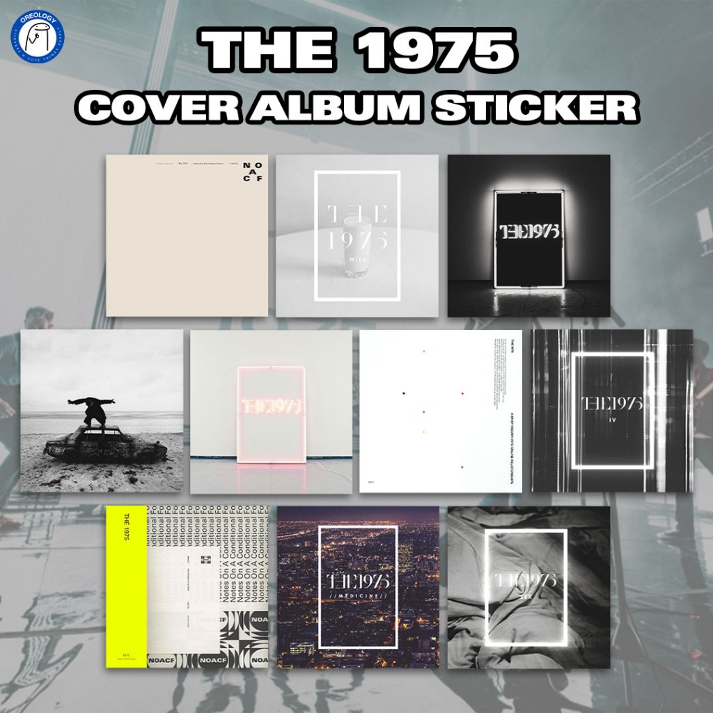 Jual Sticker Album Cover The 1975 stiker vinyl glossy stikervinyl/stikertumblr/stikerthe1975 ...
